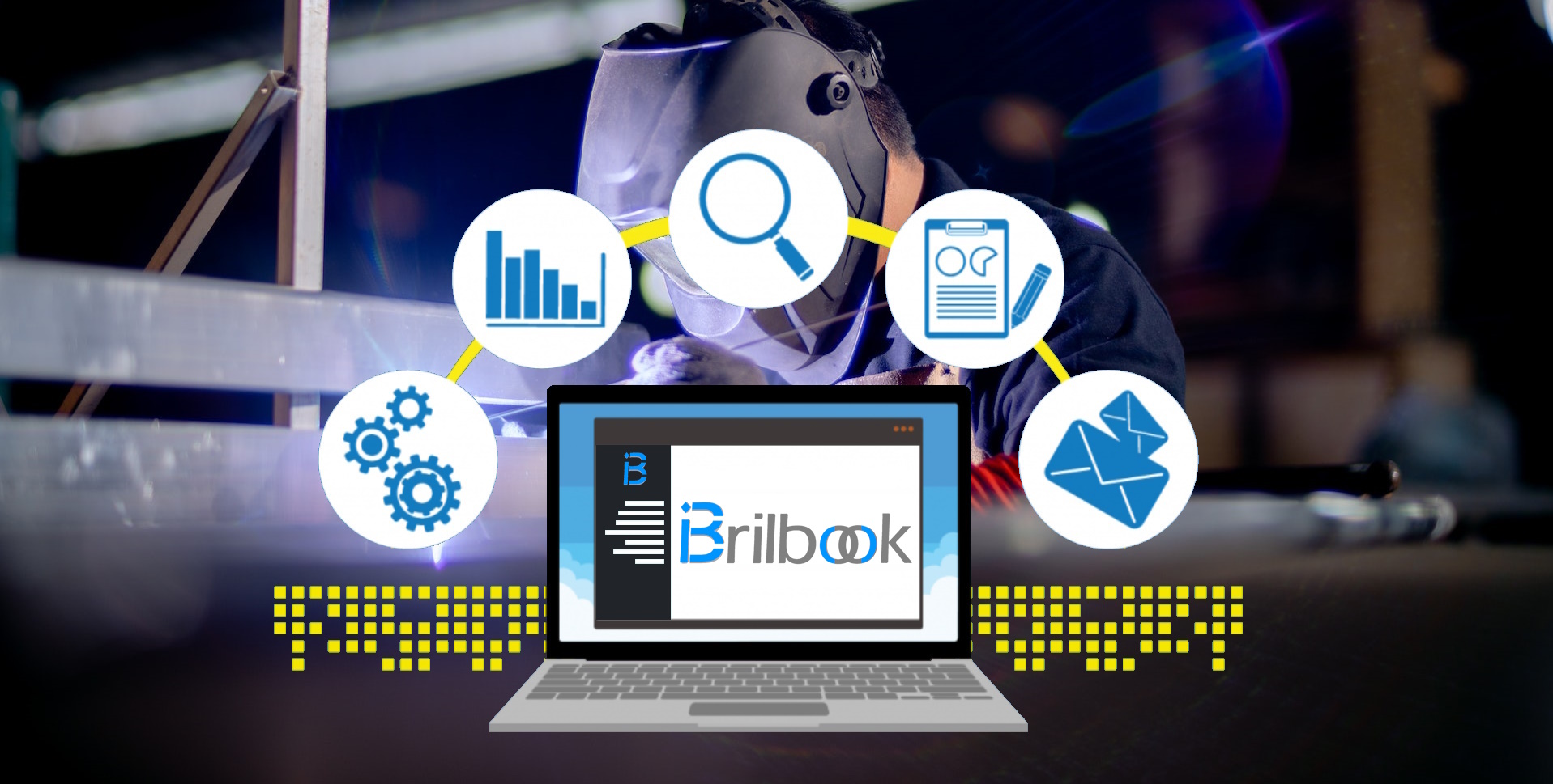 CRM, ERP, Inventory Management, Production Management, Quality Management, SaaS | Brilbook